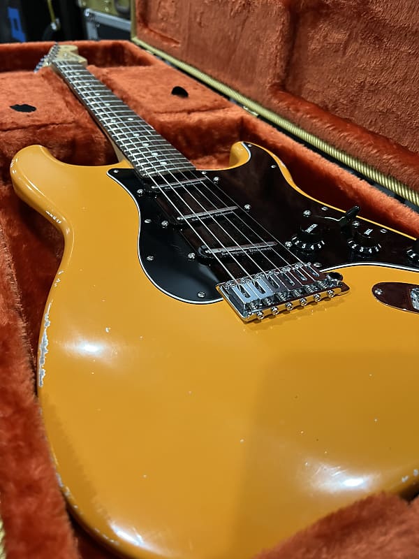 MJT VTS Strat - Capri Orange | Reverb