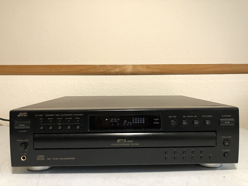 JVC XL-F252BK CD Changer 5 Compact Disc Player HiFi Stereo | Reverb