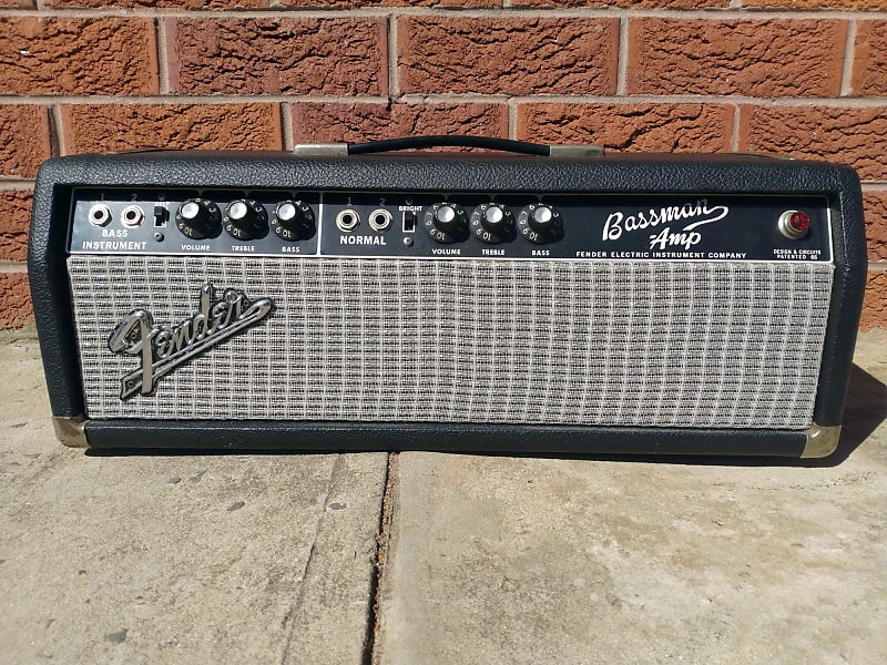 Fender Blackface Bassman Head AA864 (240V) | Reverb