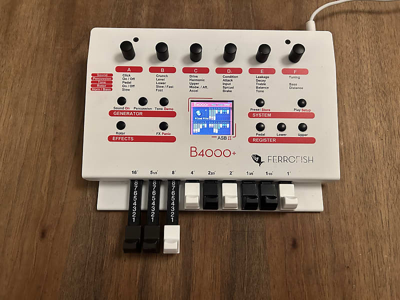 Ferrofish B4000+ drawbar organ expander | Reverb