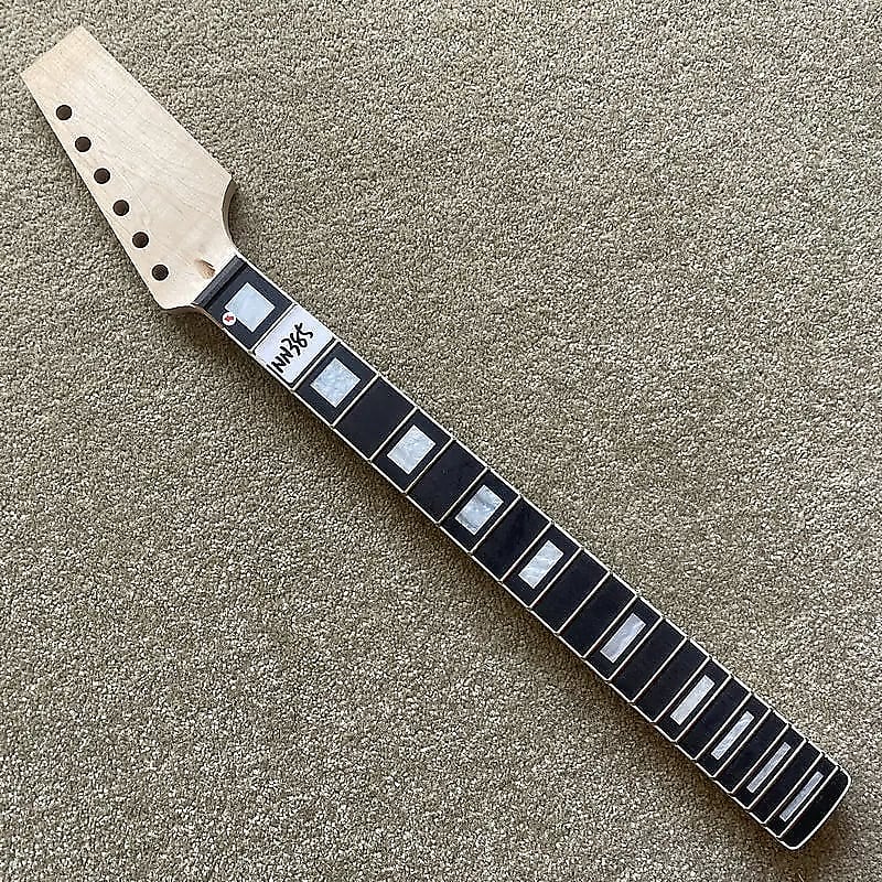 Custom DIY Project Maple Wood Guitar Neck, Rosewood 21 Frets | Reverb