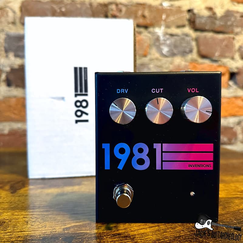 1981 Inventions DRV Overdrive Pedal *USED* (2019 - | Reverb Australia