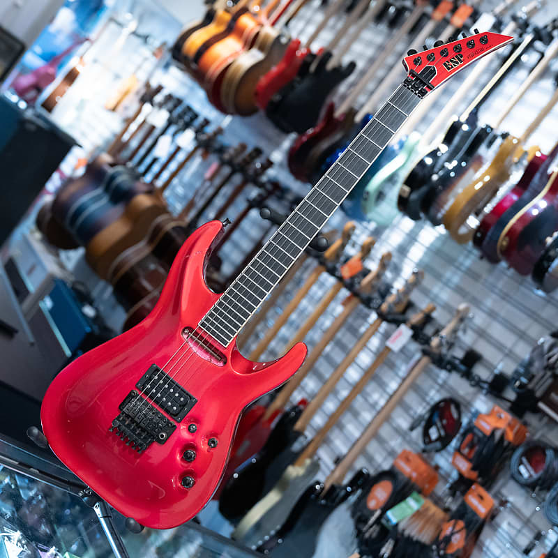 ESP Custom Horizon I Lawsuit Headstock Magenta | Reverb