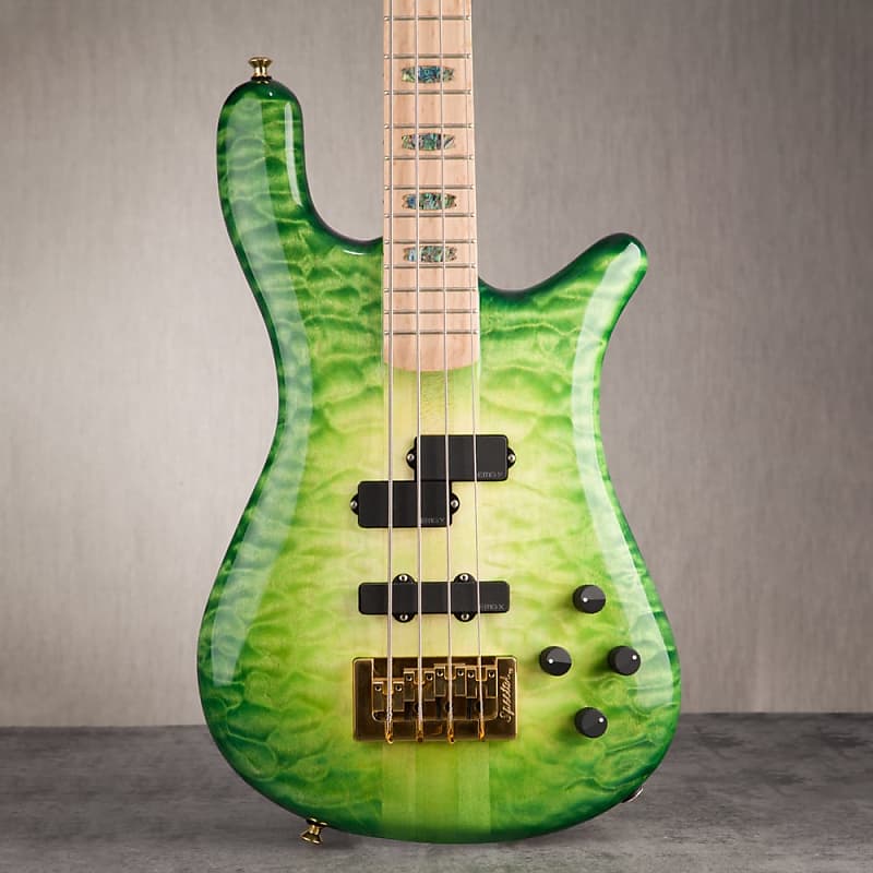 Spector USA Custom NS2 Bass Guitar - Alien Glow - | Reverb