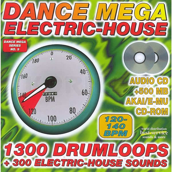 Best Service Dance Mega Electric-House (Audio-CD, Akai, E-mu) | Reverb