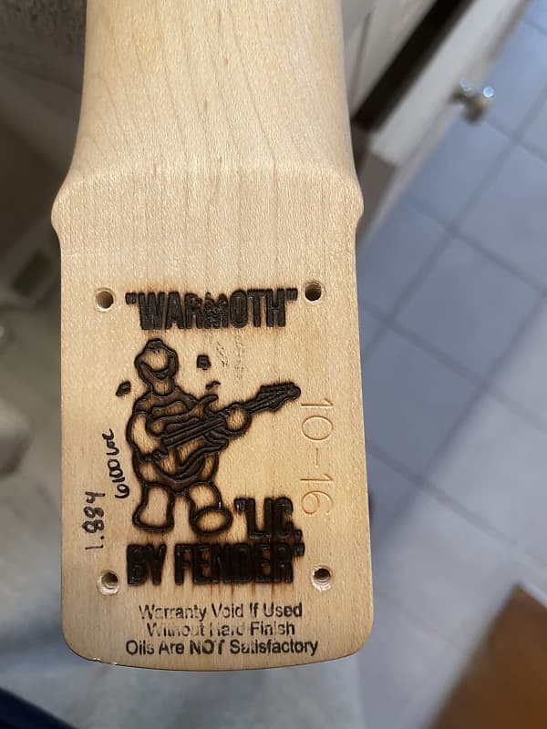 Warmoth SUPER WIDE MAPLE Strat neck 2016 - with HIP SHOT | Reverb