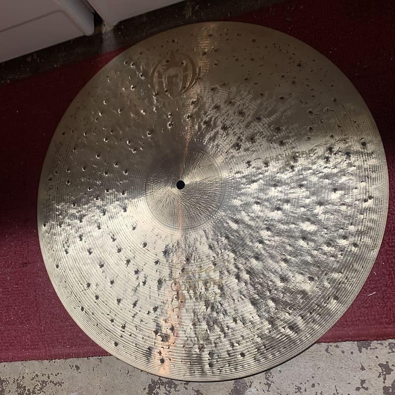 Murat Diril Sweet gold logo crash/ride cymbal 22” | Reverb