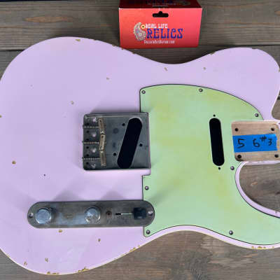 Real Life Relics Tele® Body Double Bound Aged Shell Pink #3 | Reverb