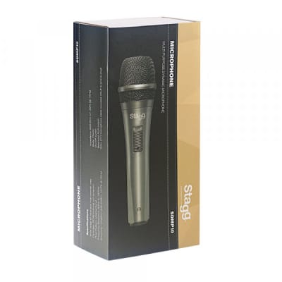 Stagg SDMP10 Cardioid Dynamic Microphone with XLR Cable | Reverb