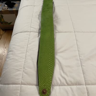 Custom made python strap 2019 Green pate | Reverb
