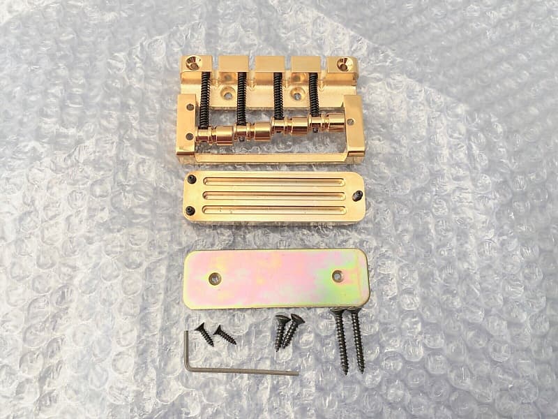 Ibanez Accu-Cast BIV Bass Bridge tailpiece 4 string gold | Reverb UK
