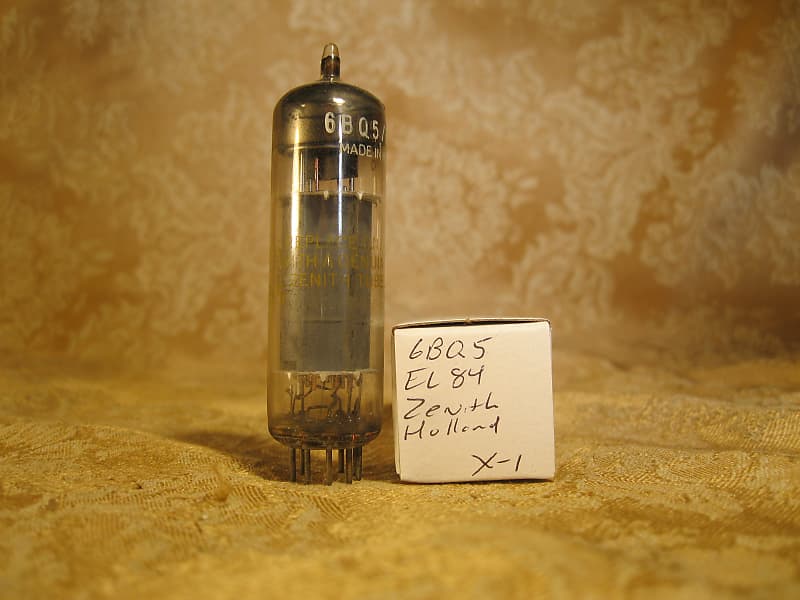 Vintage Zenith Phillips Heerlen 6BQ5 EL84 Vacuum Tube Holland | Reverb