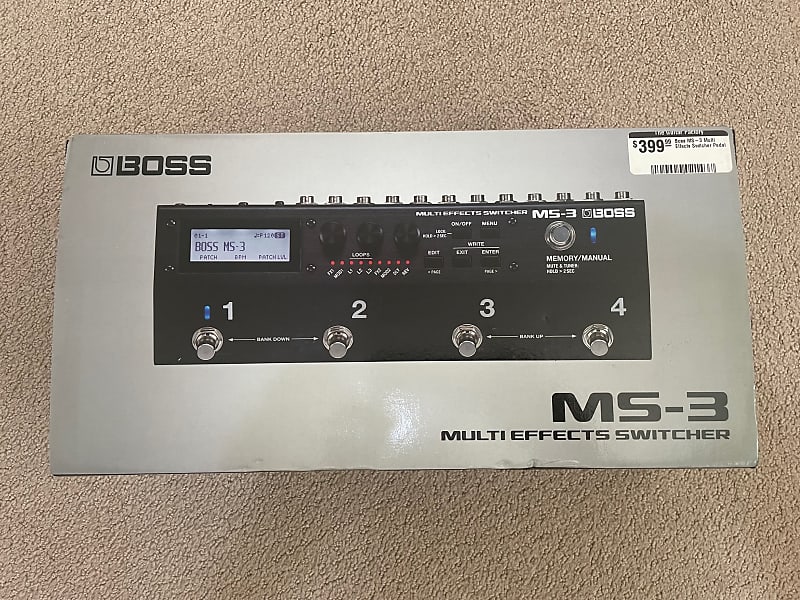 Boss MS-3 Multi Effects Switcher 2017 - Present - Black | Reverb