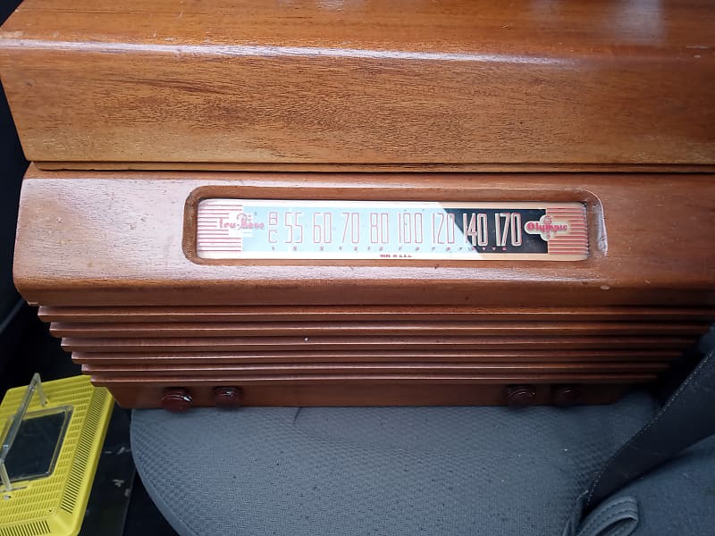 1946-47 Olympic tru.base radio and record player 6-617 1946 - | Reverb