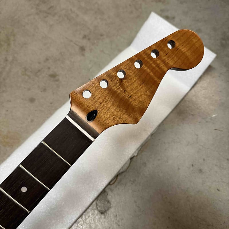 Roasted Maple Strat Neck fits fender Stratocaster body 22 | Reverb