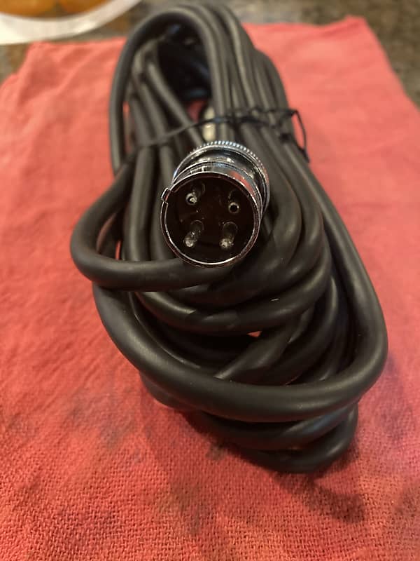 Good long 4 pin Amphenol to 3 pin XLR Cable for older Shure | Reverb
