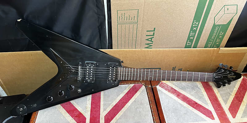 Epiphone Flying V Goth Electric Guitar | Reverb Australia