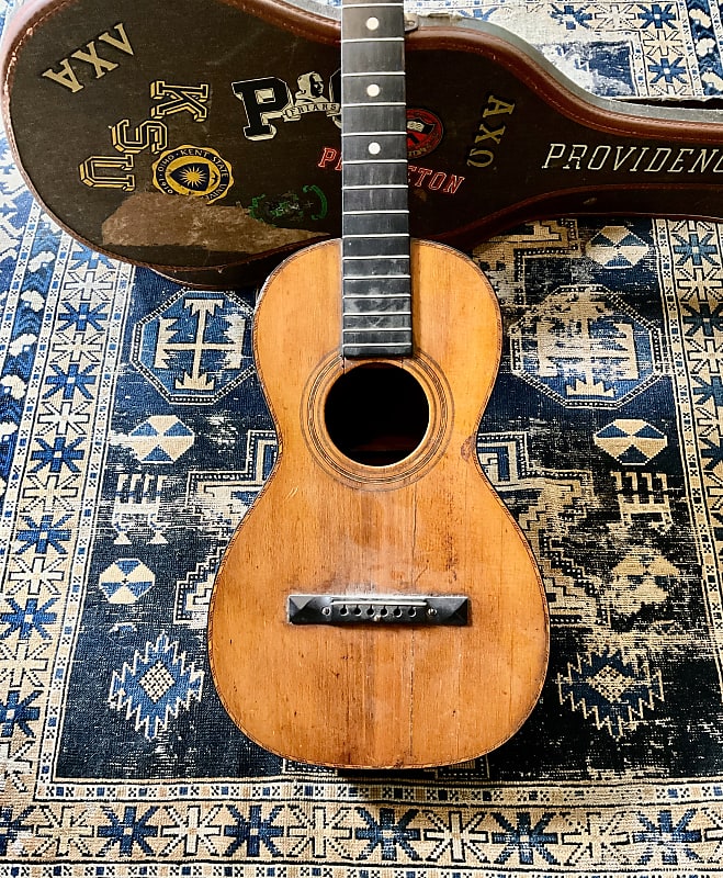 1900s Bruno Parlor Guitar Project | Reverb UK