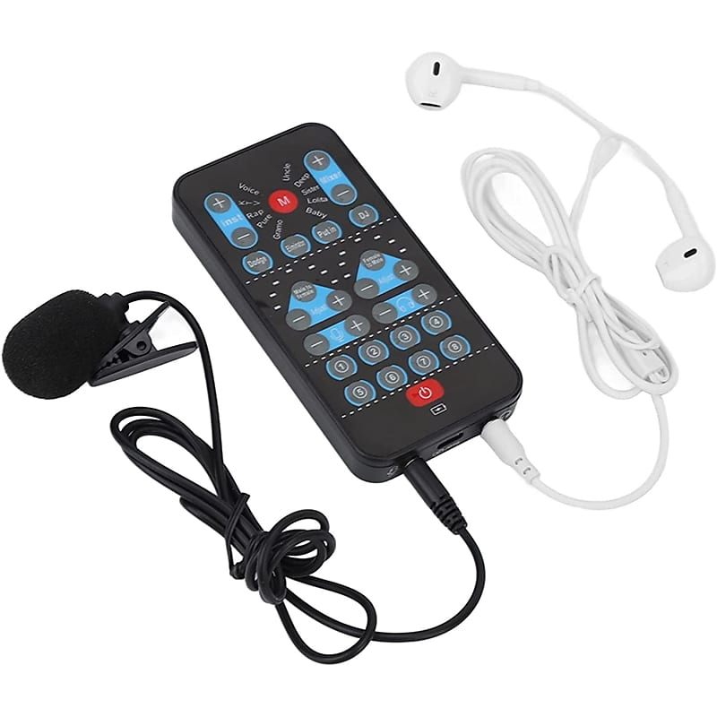 Portable Voice Changer,Handheld Microphone Voice Changer Live | Reverb