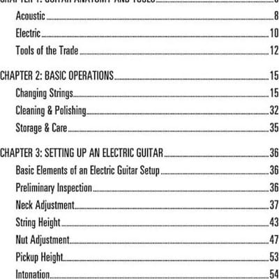 Hal Leonard Guitar Method - Guitar Setup & Maintenance - | Reverb