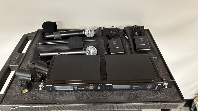 Shure SLX Wireless Microphone Receiver with SM58 HandHeld & | Reverb