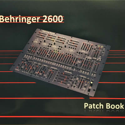 Behringer 2600 Patch Book of 50 original diagrams | Reverb