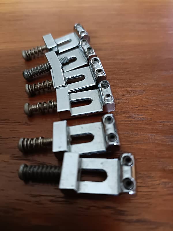 Original 1973 Fender Stratocaster Bridge Saddles | Reverb UK