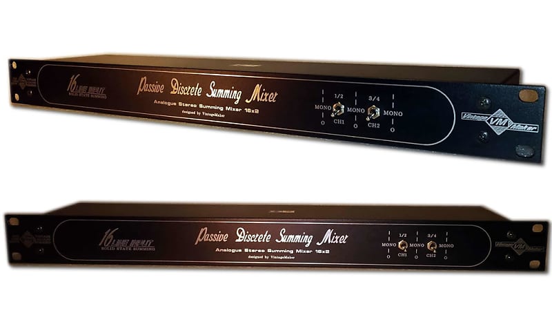 16 input - 2 Out - Analog Summing Box Mixer for DAW - Synth - | Reverb