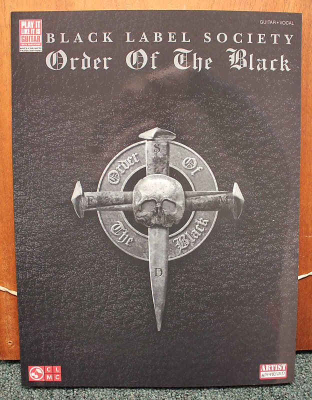 Black Label Society - Order of the Black Guitar TAB Songbook | Reverb