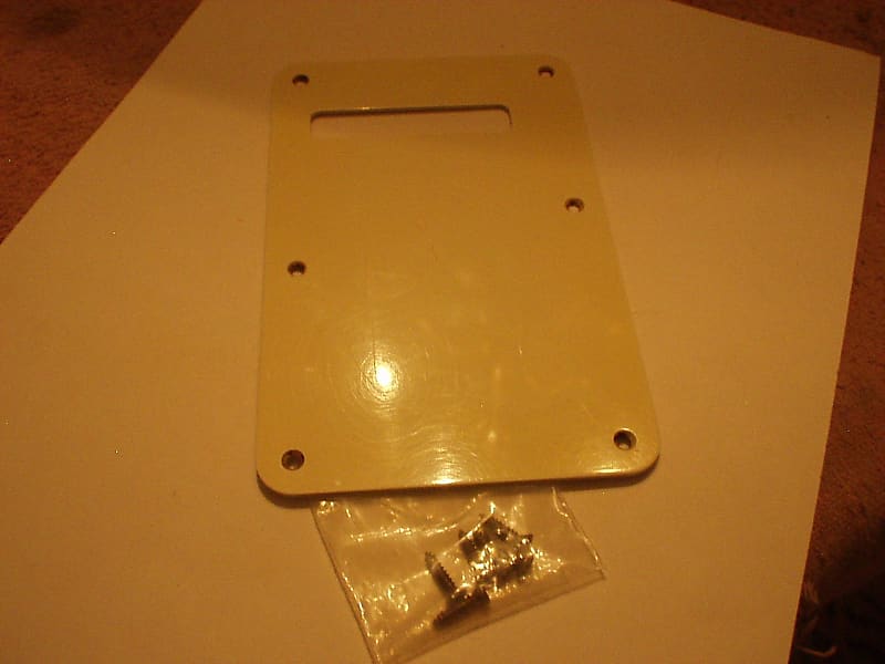 Fender Strat back plate 90's | Reverb