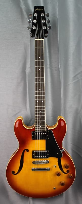 Aria Pro II TA-650 Semi Hollow ES- 1989 - Sunburst - japan | Reverb