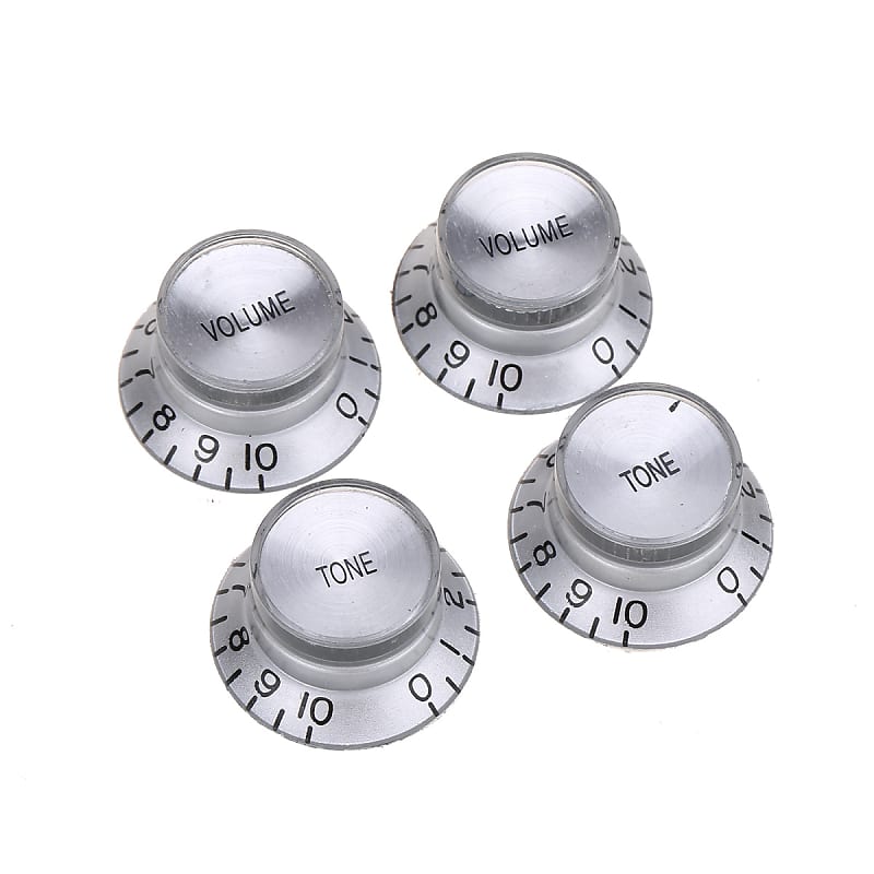 Kittmer Reflector Knob Set - 24 Spline Silver/Silver | Reverb