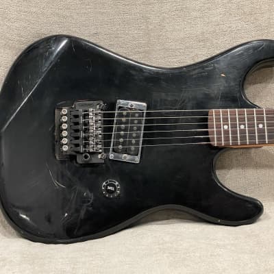 1987 Kramer 100ST Black Electric Guitar Single Pickup | Reverb UK