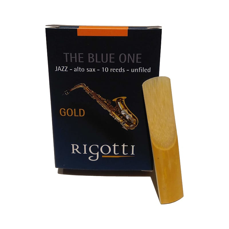 Rigotti RG.JSA Gold Jazz Alto Saxophone Reeds - 2 Strong | Reverb