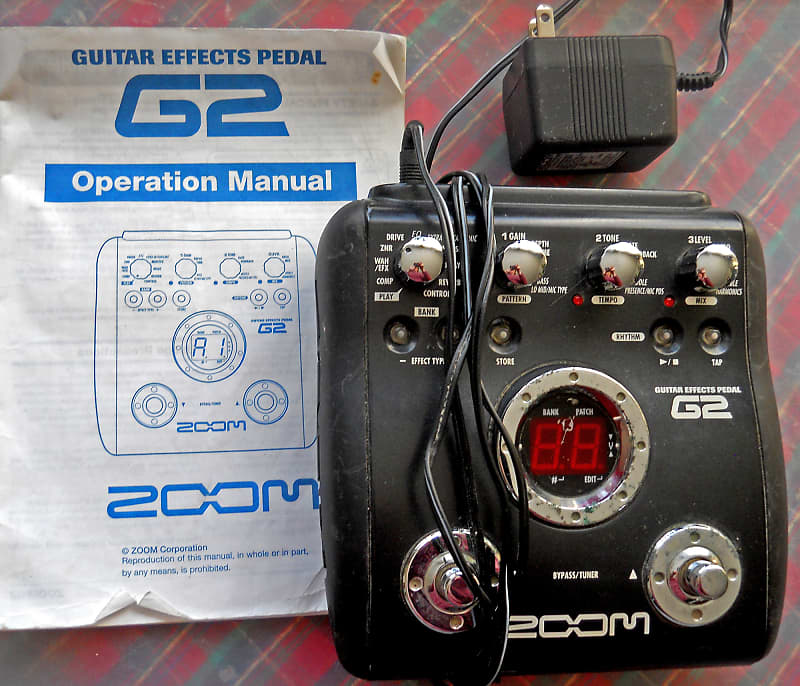ZOOM G2 Guitar Effects Pedal By ZOOM Corporation | Reverb