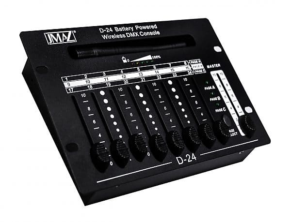 JMAZ D-24 Wireless DMX Controller 24 Channel Wireless Dmx | Reverb