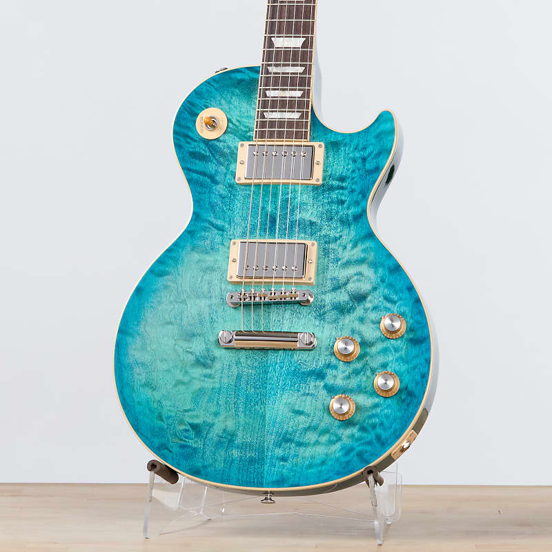 Gibson Les Paul Standard 60s Quilt, Ocean Water Perimeter | | Reverb