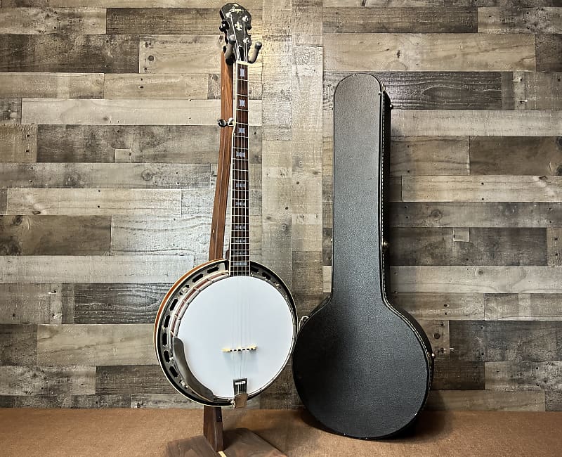Saga 5-String Resonator Banjo W/HSC (1985) | Reverb
