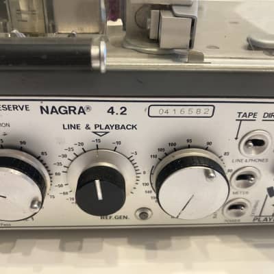Nagra 4.2 - Silver - Reel to Reel Tape Recorder - Serviced | Reverb