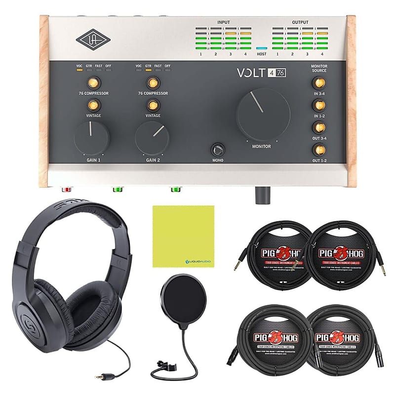 Universal Audio Volt 476 USB-C Audio Interface Bundle | Reverb