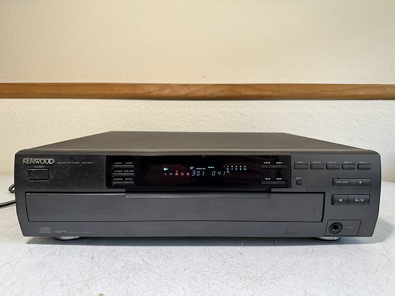 Kenwood CD-204 CD Changer 5 Compact Disc Player HiFi Stereo | Reverb