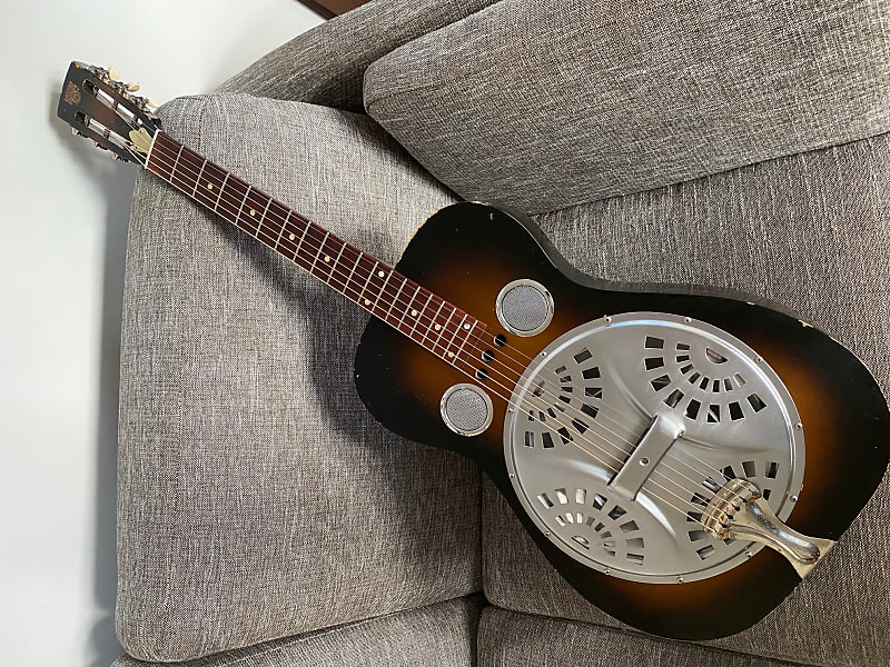 1973 Dobro Guitar OMI, low action, great for finger style! | Reverb