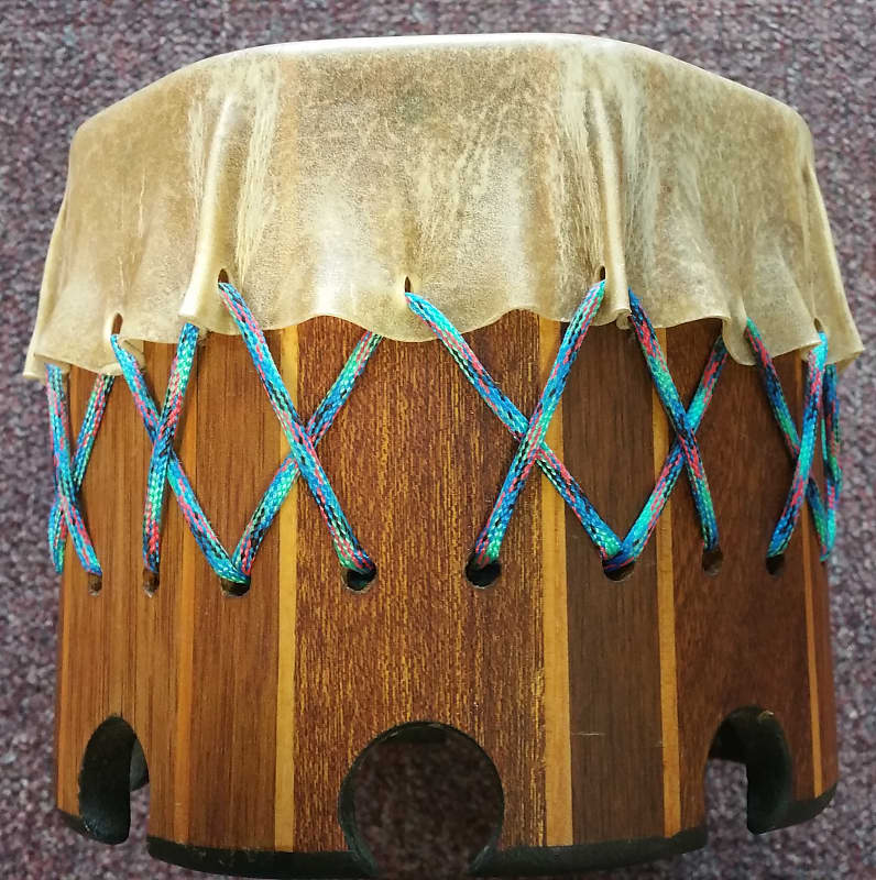 Handmade Rawhide Tom Drum Primitive | Reverb