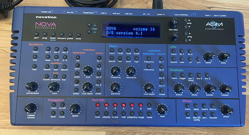 Novation Nova OS 4.1 Mint | Reverb