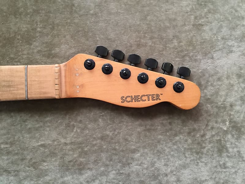 Schecter USA Tele neck from 80's loaded - Maple goodness - | Reverb