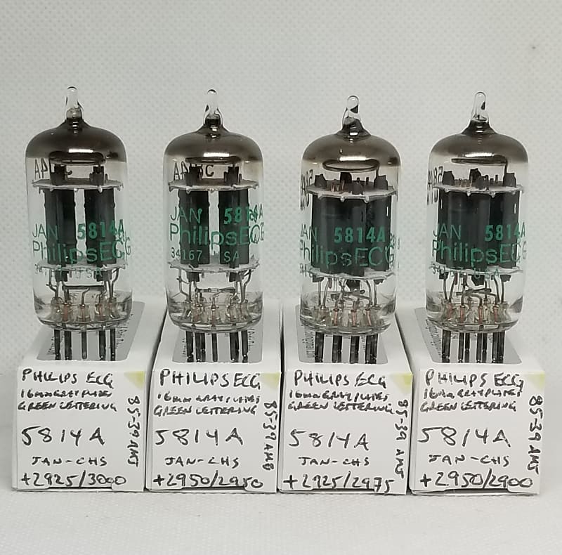 RARE!! Philips ECG JAN 5814A Very Well Matched Quad (3.3%) | Reverb