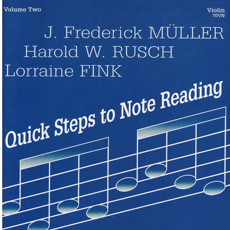 Quick Steps to Note Reading Violin Bk 2 | Reverb