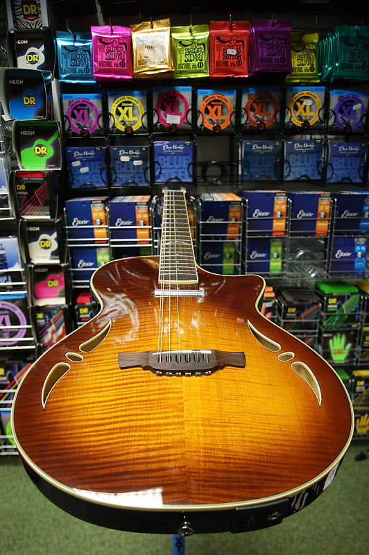 Crafter SA12TMVS 12 String Semi Acoustic Guitar - Made in | Reverb