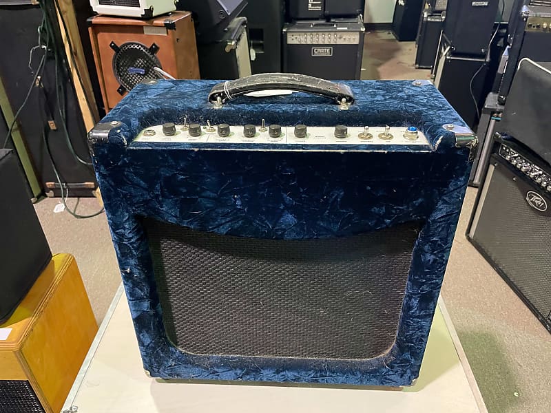 Zinky Electronics Blue Velvet Tube Guitar Combo Amplifier | Reverb