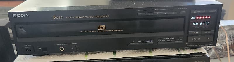 Sony Sony CDP-C505 CD Changer 2000 | Reverb